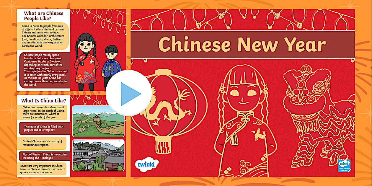 Chinese New Year Information PowerPoint - Twinkl