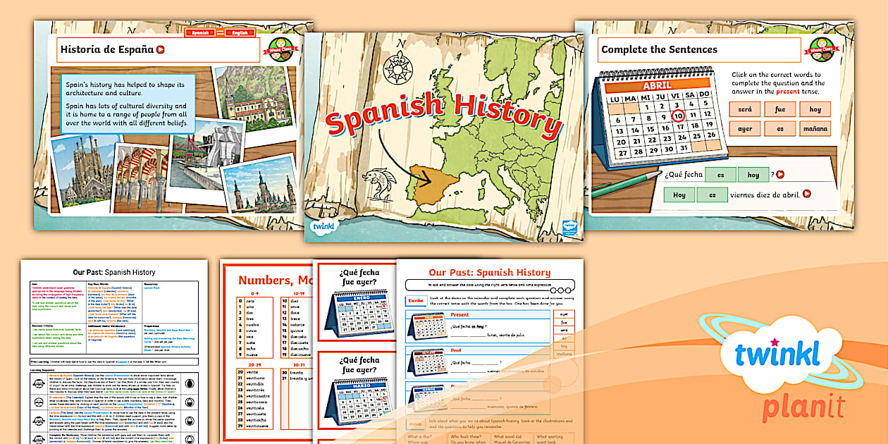 👉 PlanIt Year 5 Spanish Lesson: Spanish History