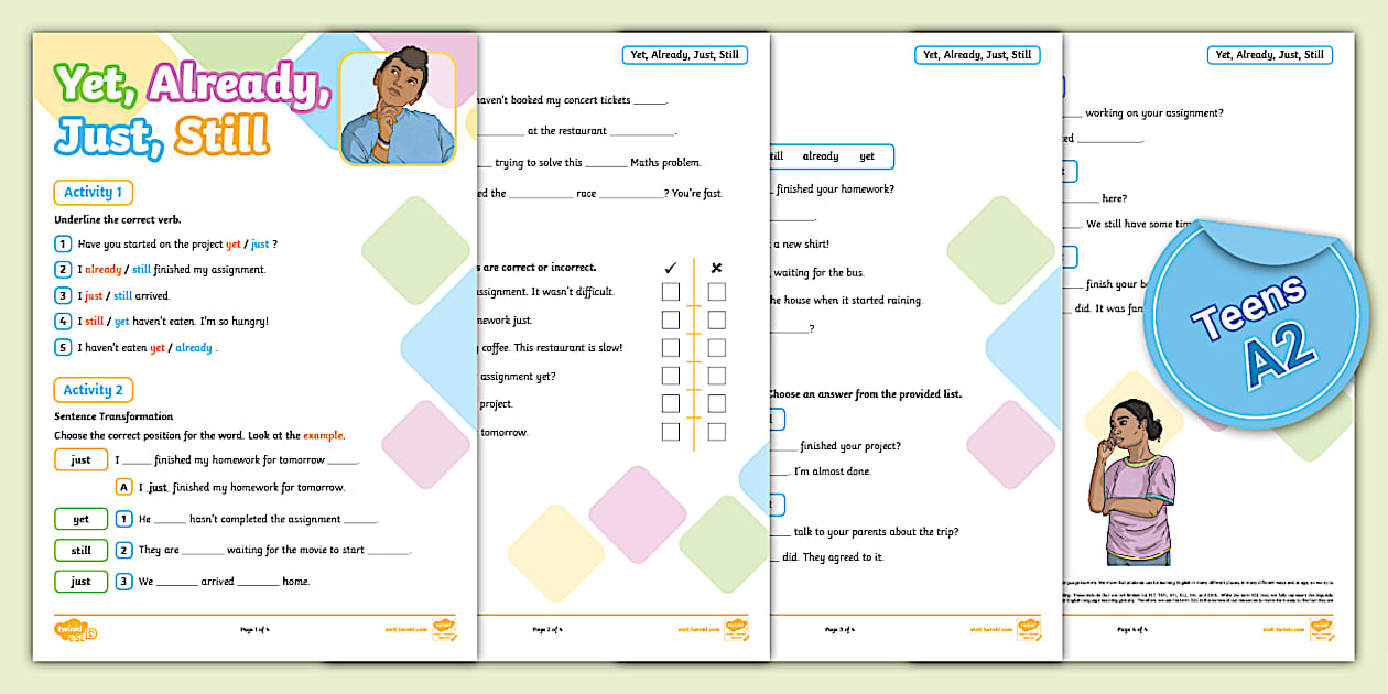 ESL Grammar Sheet (Teacher-Made) - Twinkl