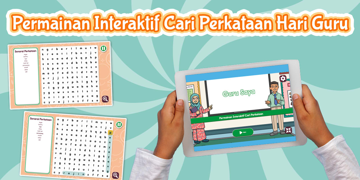 My Teacher Interactive Word Search