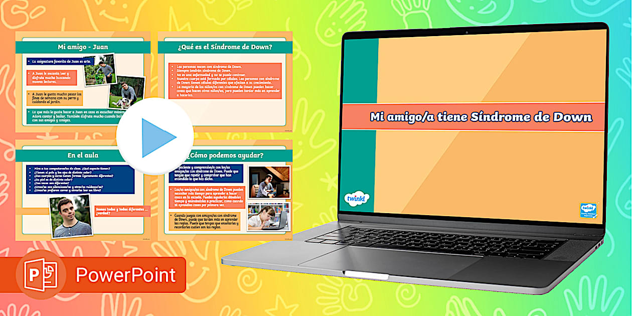 Presentación: Mi amigo/a tiene Síndrome de Down - Twinkl