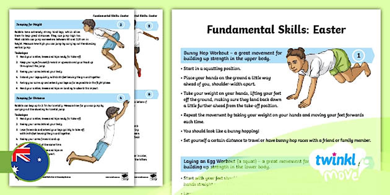 Move PE Y3-4 Fundamental Skills: Easter Home Learning Tasks