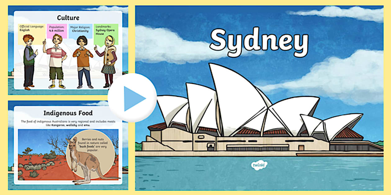 Sydney Information PowerPoint (teacher made) - Twinkl