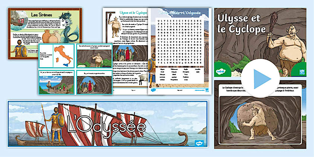 L'Odyssée - pack de ressources (teacher made) - Twinkl