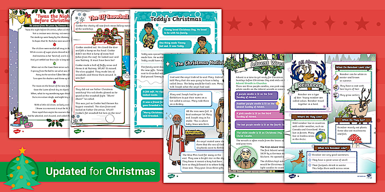 Christmas Comprehension KS1- Comprehension Collection