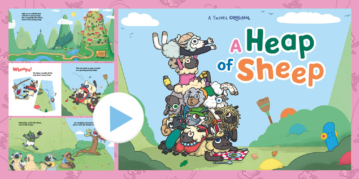 A Heap of Sheep Story PowerPoint (teacher made) - Twinkl