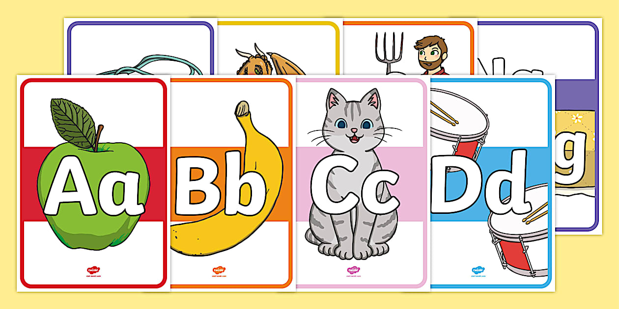 👉 A4 Welsh Letters Alphabet Display Posters (Teacher-made)