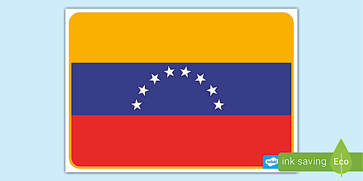 Venezuela Flag Poster | Primary Resources | Twinkl - Twinkl