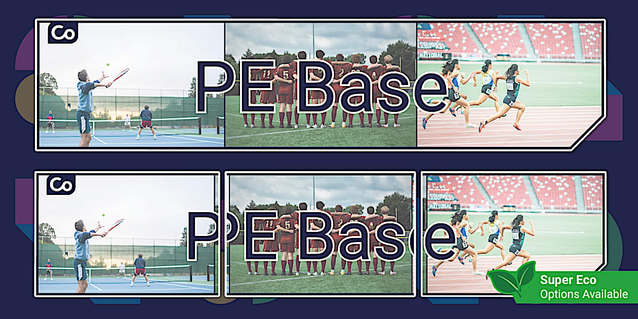 PE Base Display Banner (teacher made) - Twinkl