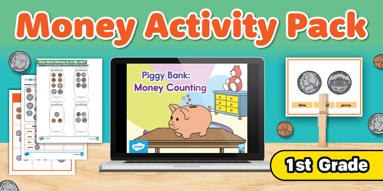 First Grade Money Activity Pack