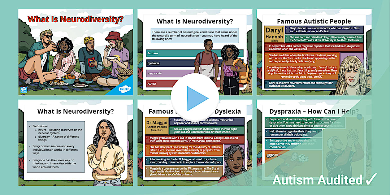 Older Learners: What is Neurodiversity? PowerPoint - Twinkl