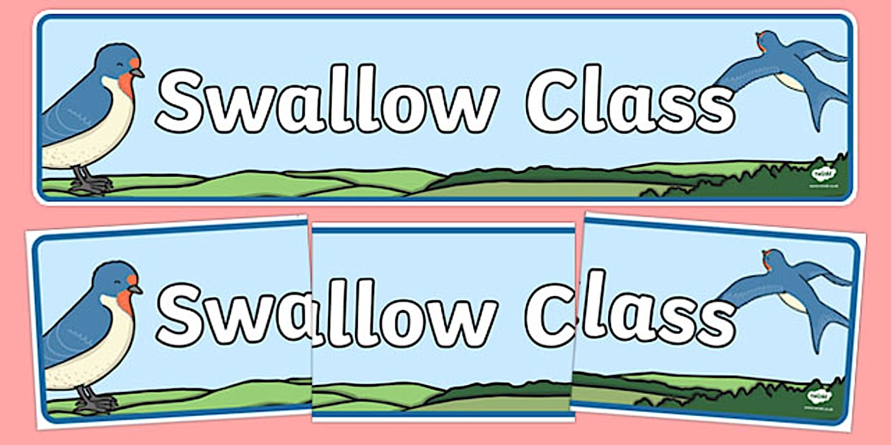 Swallow Class Display Banner (Hecho por educadores) - Twinkl