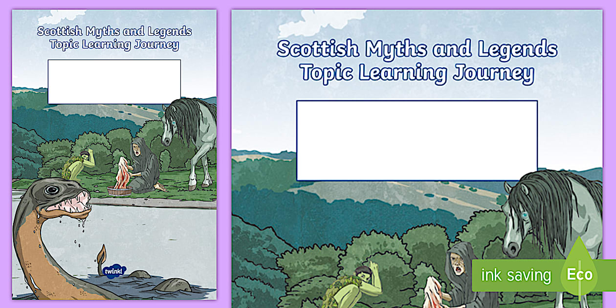 Scottish Myths and Legends Book Cover - Twinkl