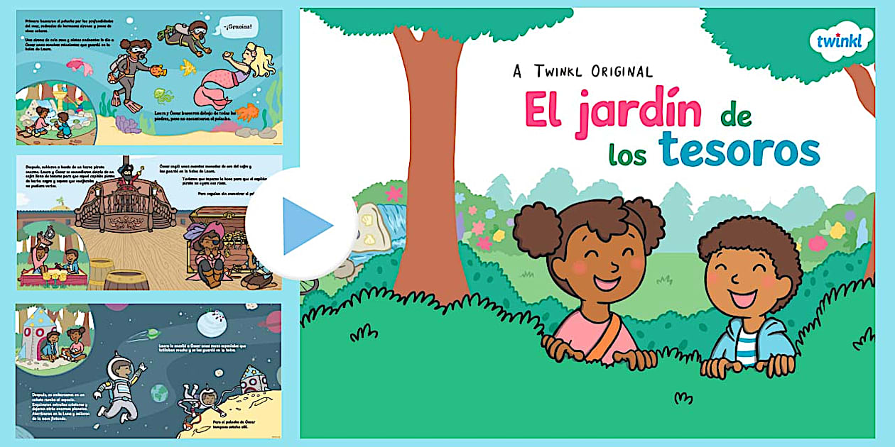 Cuento: El jardín de los tesoros (teacher made) - Twinkl