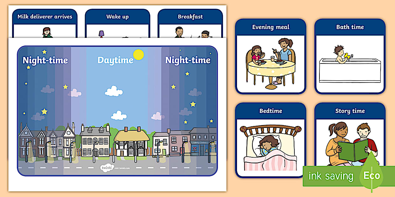 Day And Night Time Activities EYFS - Teaching Resource