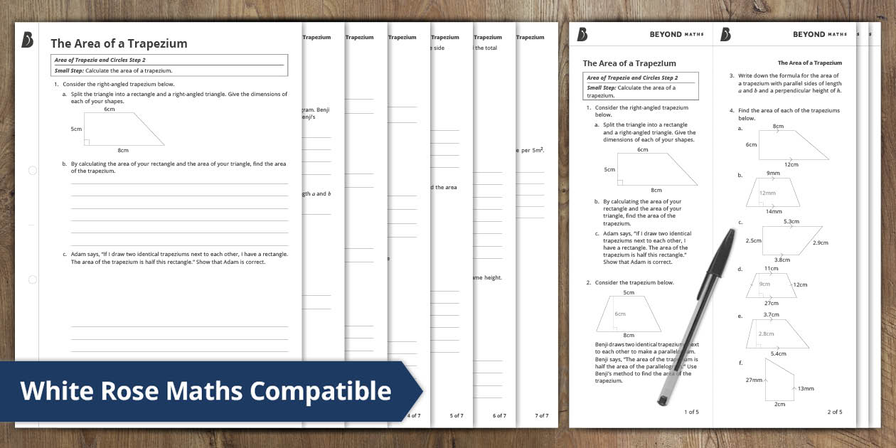👉 The Area of a Trapezium (teacher made) - Twinkl