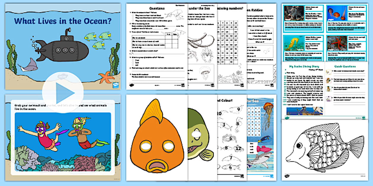 Under the Sea Activity Pack (teacher made) - Twinkl