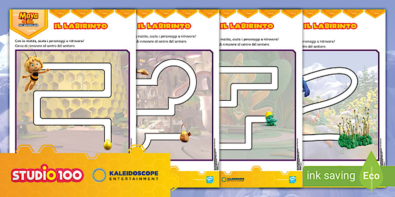 Ape Maya | Il labirinto (teacher made) - Twinkl