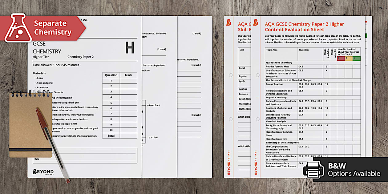 AQA GCSE Chemistry Paper 2 Higher | Beyond Secondary