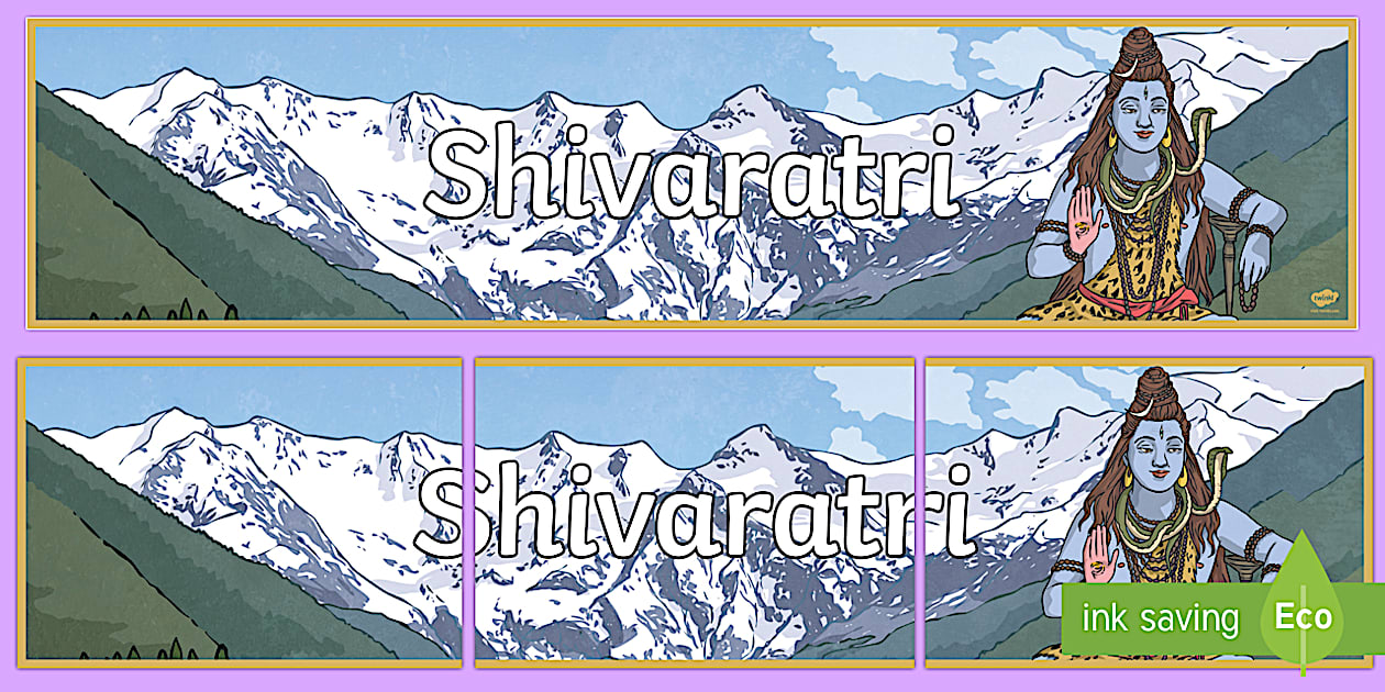 Shivaratri Banner (teacher made) - Twinkl