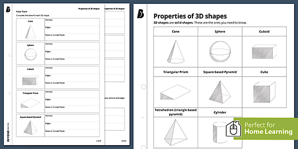 👉 3D Shapes - Home Learning | KS3 Maths | Beyond - Twinkl