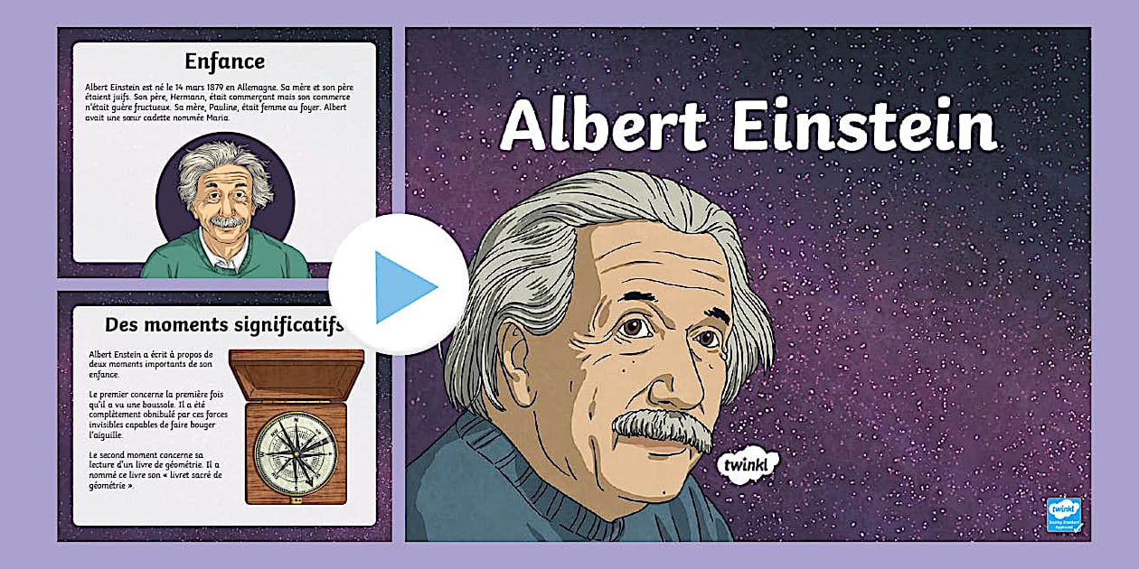 Albert Einstein - PowerPoint (teacher made) - Twinkl