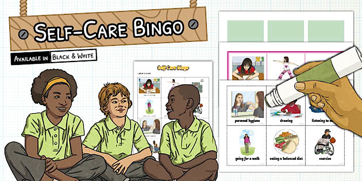 Self-Care Bingo - Twinkl KS2 PSHCE Wellbeing