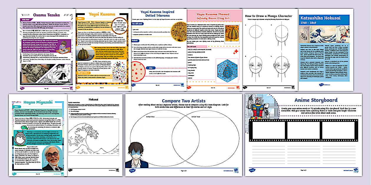 Japanese Art Resource Pack (teacher made) - Twinkl