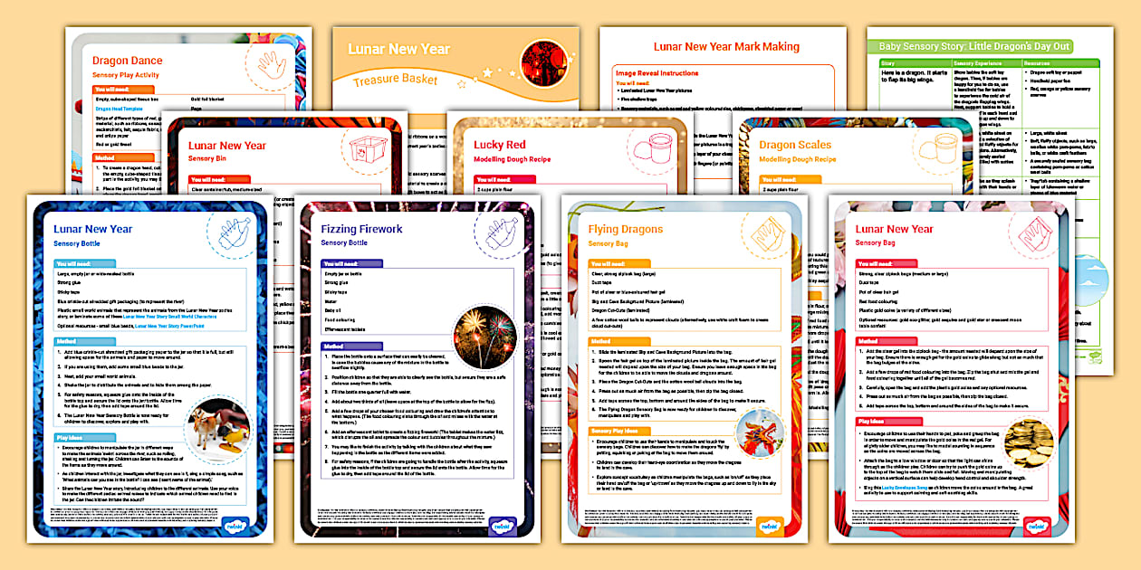 Lunar New Year Sensory Activities Pack | Twinkl - Twinkl