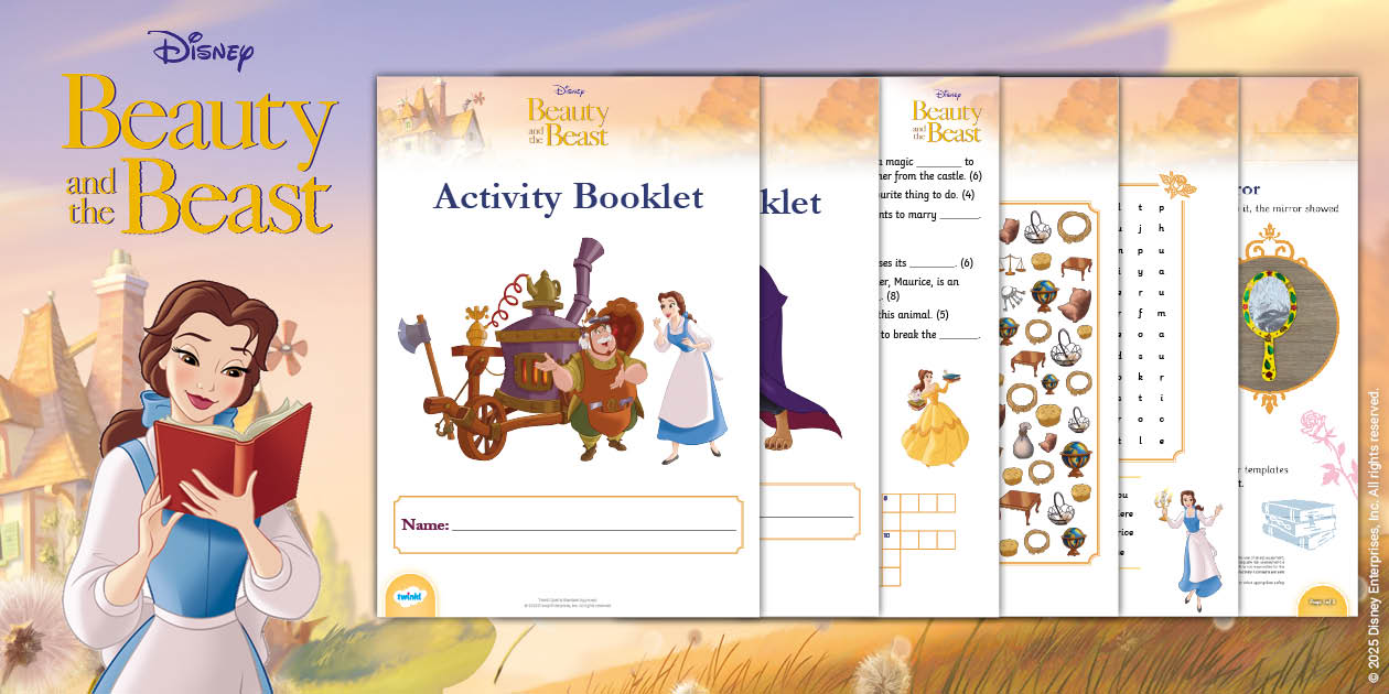 Beauty and the Beast: Activities Pack