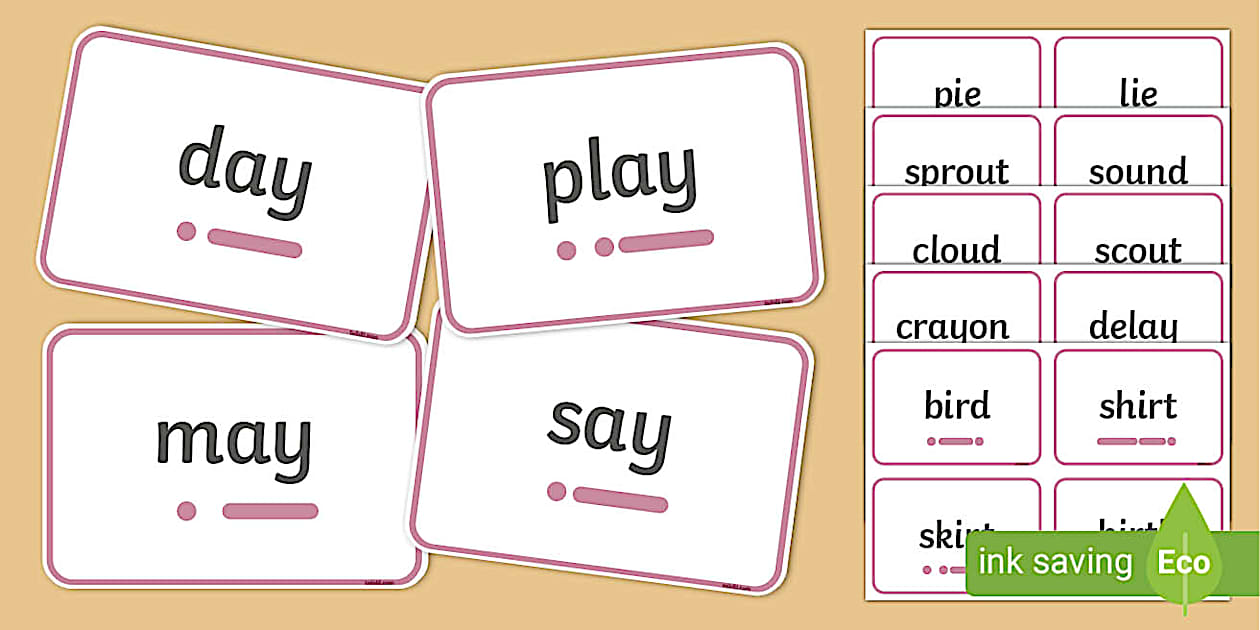 Neutral Phase 5 Sound Button Word Cards (Teacher-Made)