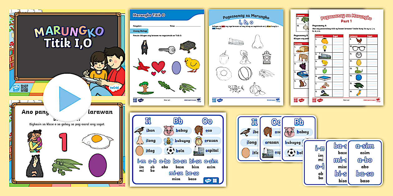 Marungko Titik O Resource Pack | Philippines | Twinkl