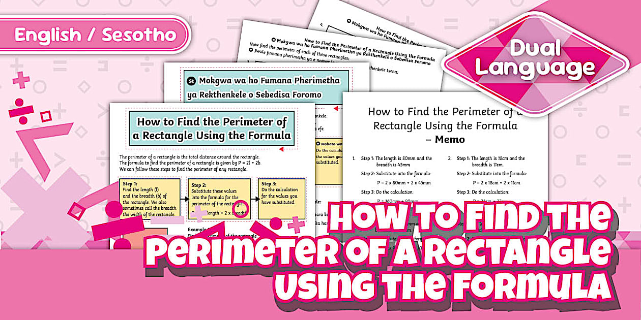 How to Find the Perimeter of a Rectangle Using the Formula