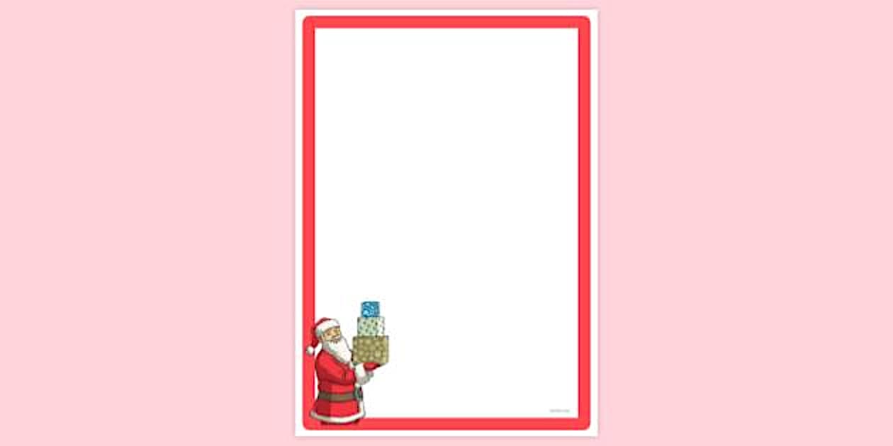 Christmas Page Border Design | Page Borders | Twinkl
