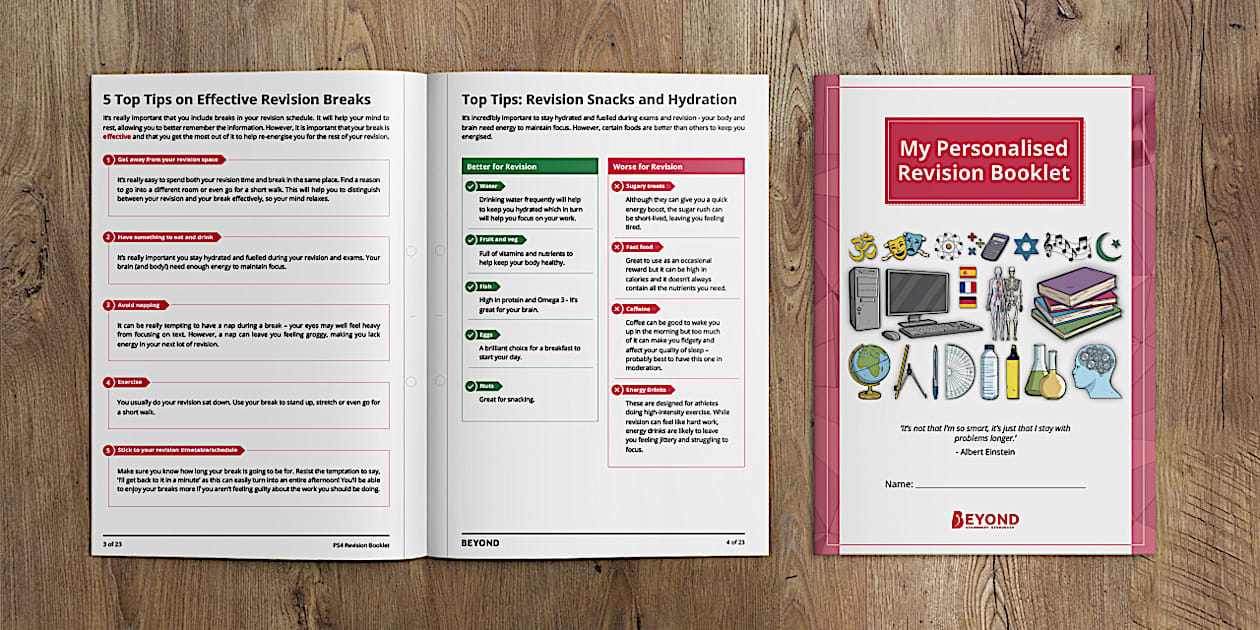 My Personalised Revision Booklet (teacher made) - Twinkl