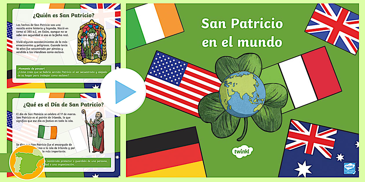 Presentación: San Patricio en el mundo - Twinkl