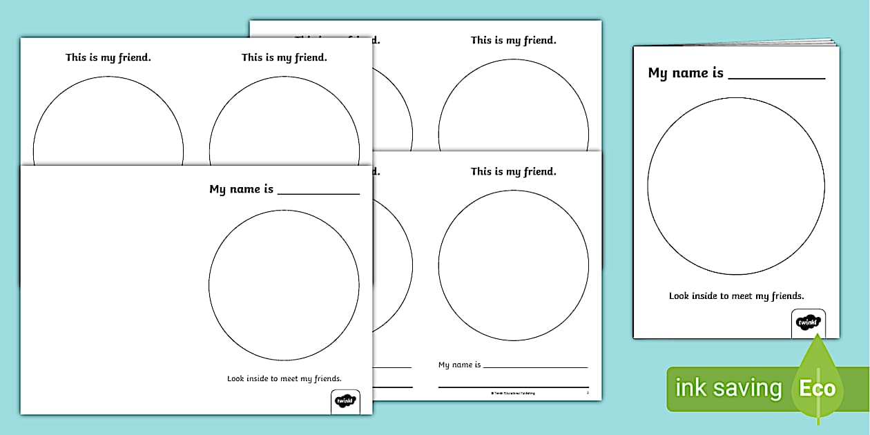 My Friends Name Writing Autograph Book (teacher made)