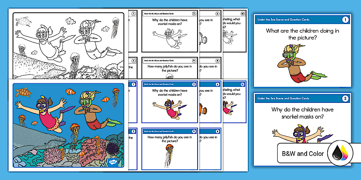 Under the Sea Question Cards | Resource | Twinkl USA