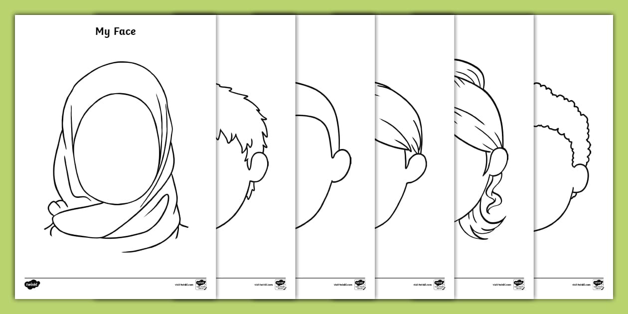 Printable Head Templates | Primary Resources | Twinkl