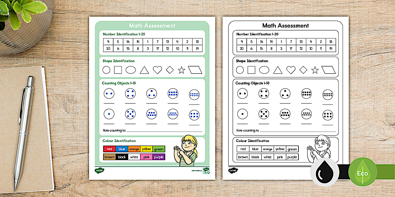 Math Assessment Progress Sheet (teacher made) - Twinkl