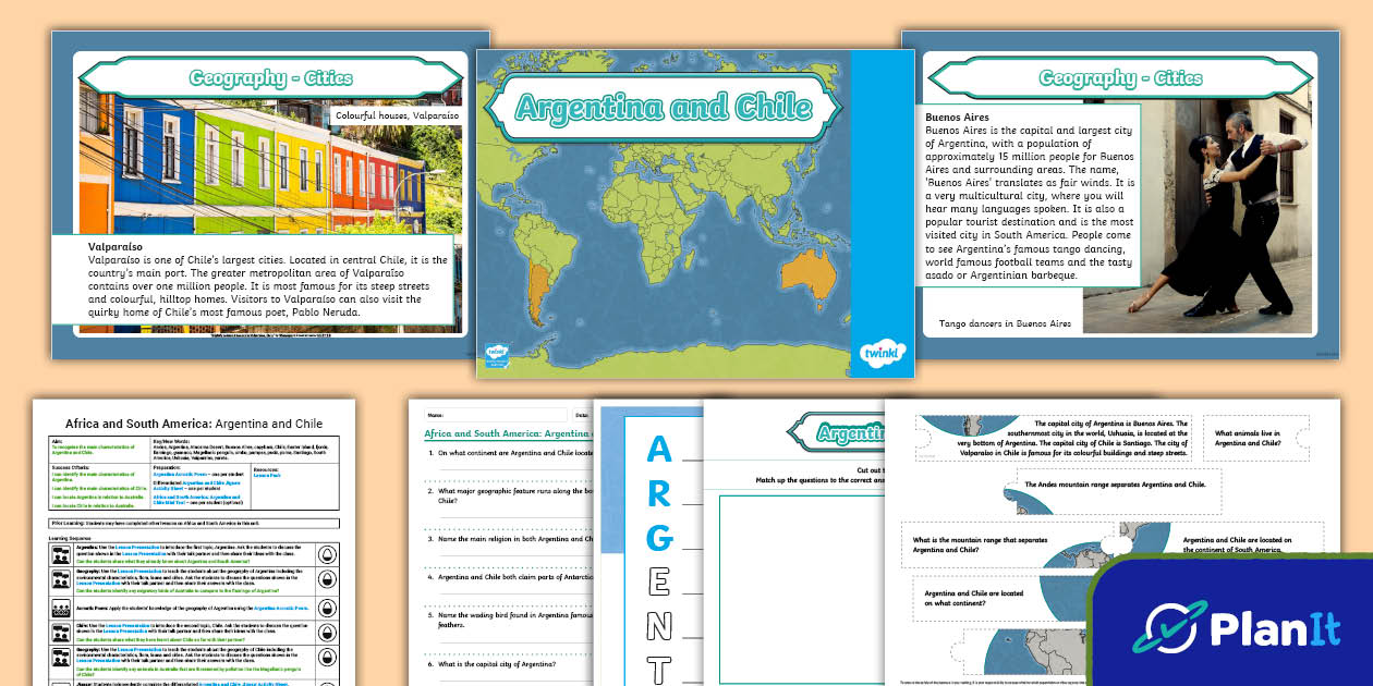 Year 4 HASS Geography Africa and South America Lesson 7