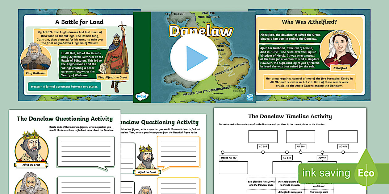 Danelaw Information PowerPoint (teacher made) - Twinkl