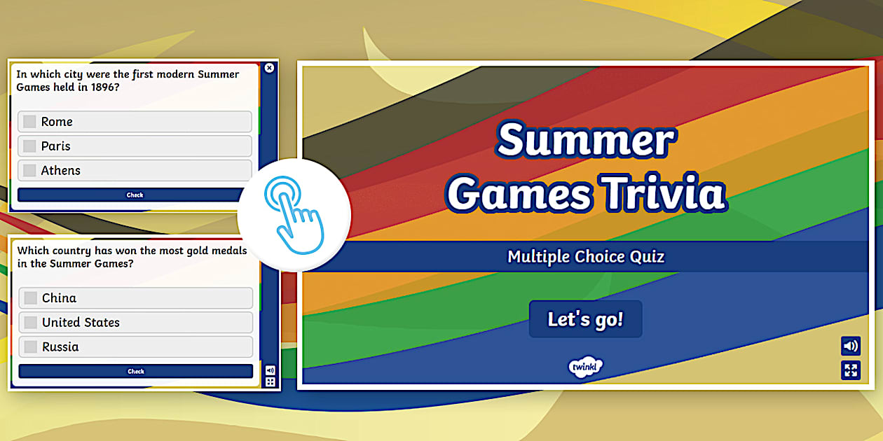 Summer Games Interactive Trivia Game (teacher made) - Twinkl
