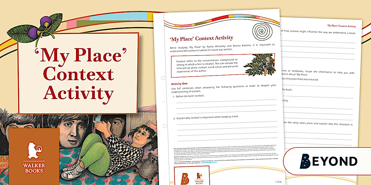 'My Place' by Nadia Wheatley - Context Activity