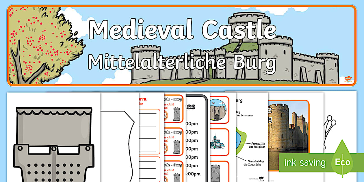 Medieval Castle Role-Play Pack English/German - EAL, German, Medieval ...