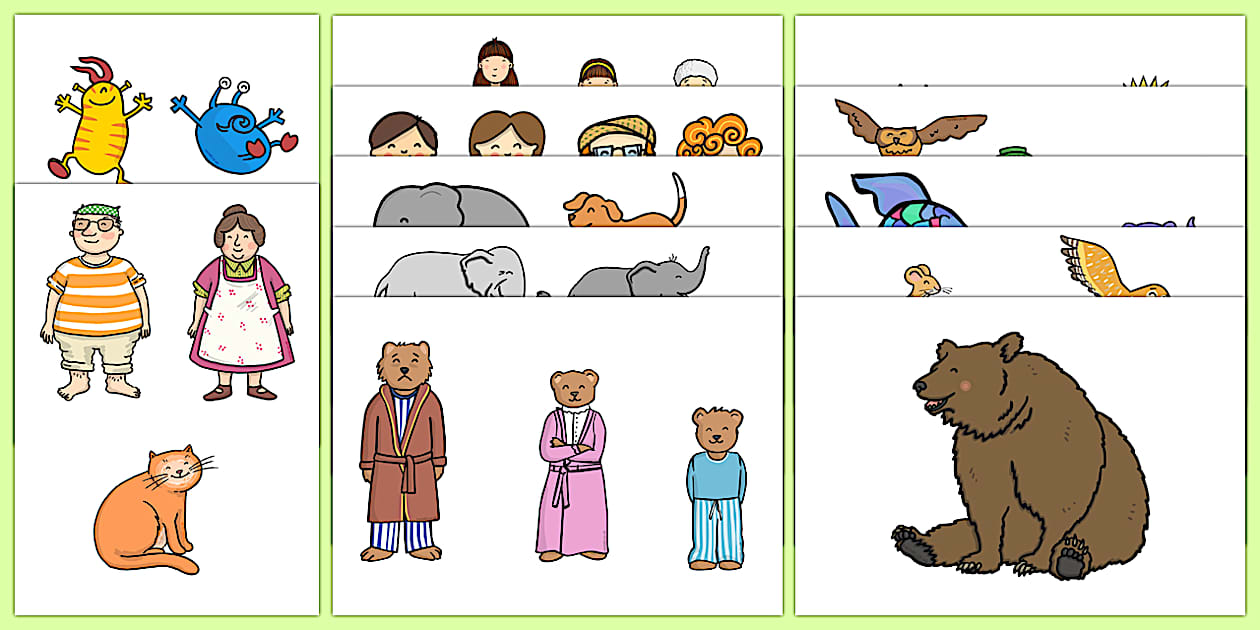 Story Stick Puppets Pack (teacher made) - Twinkl