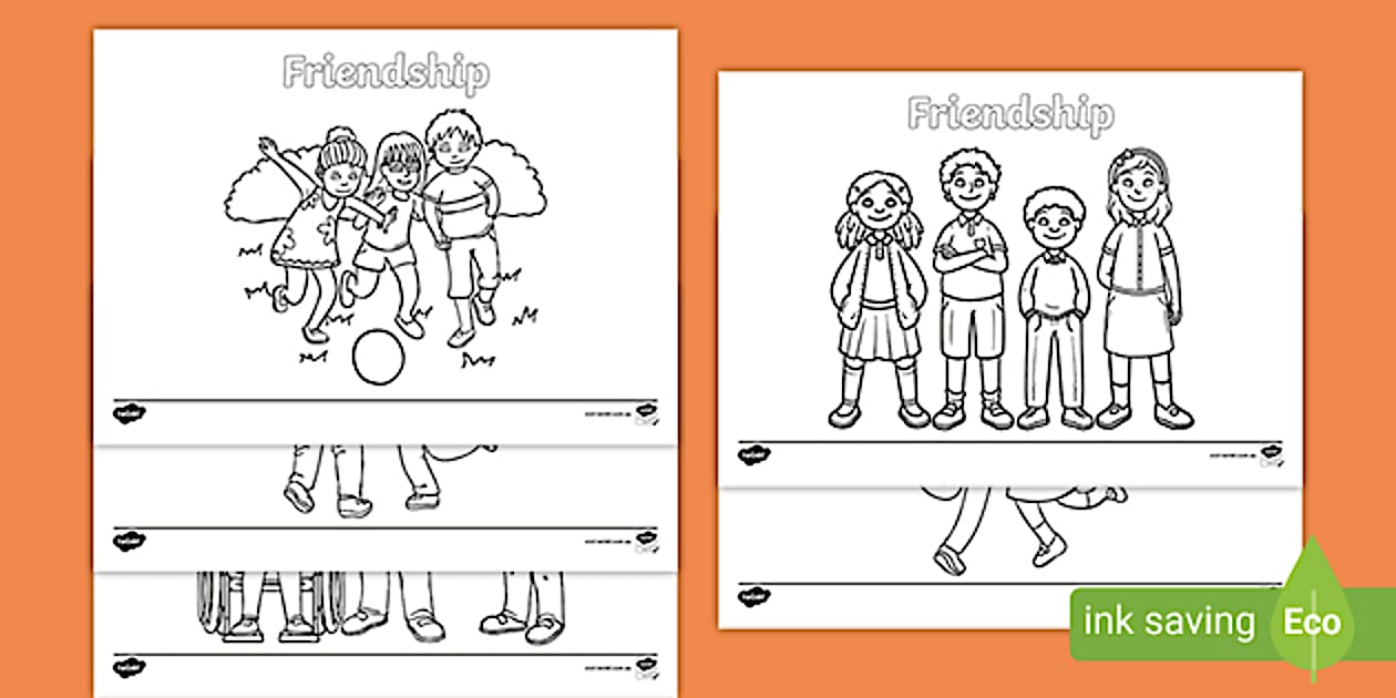 International Day of Friendship | Colouring Pages | Resource
