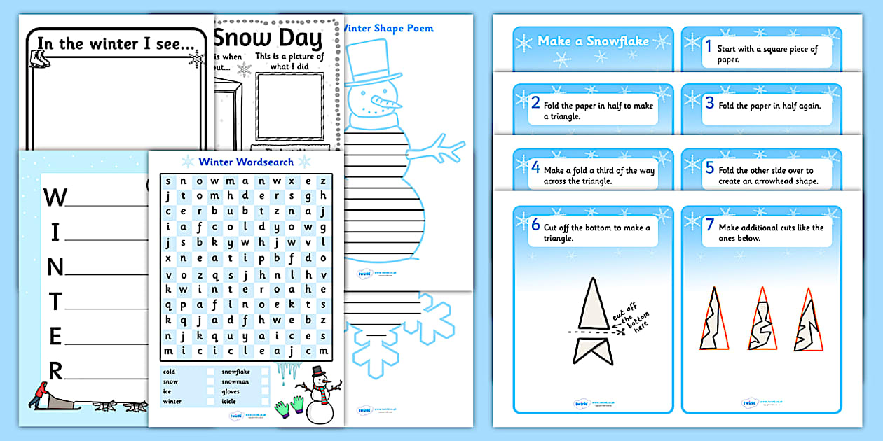 KS2 Snow Day Writing Pack (teacher made) - Twinkl