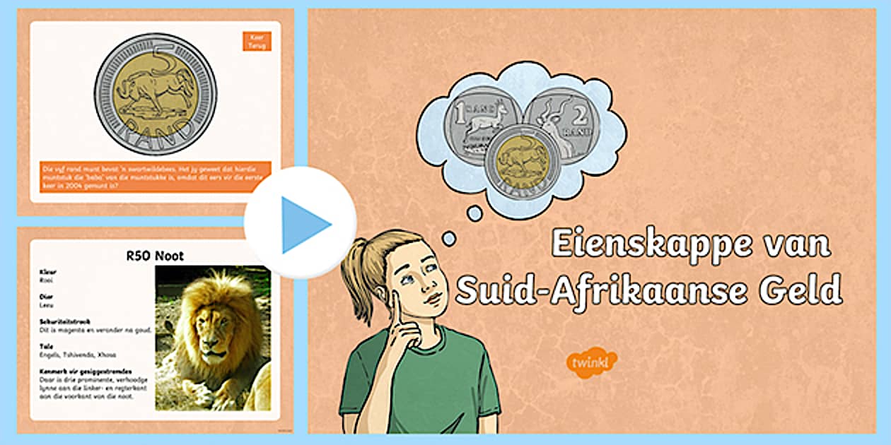 Kenmerke Van Suid Afrikaanse Geld | PowerPoint - Twinkl