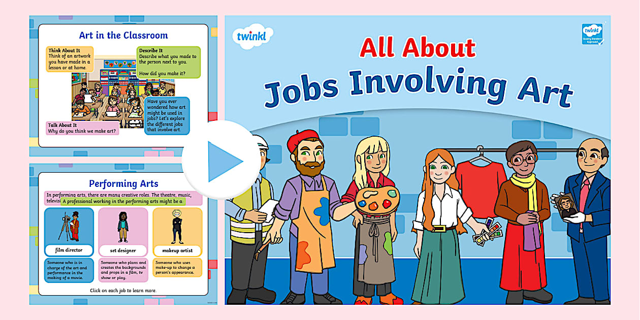 KS1 All About Jobs Involving Art PPT (creat de profesori)